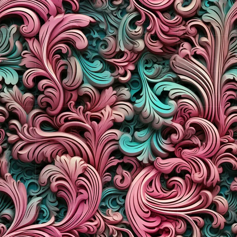 Stunning Filigree Flower Patterns Midjourney Prompt | PromptBase