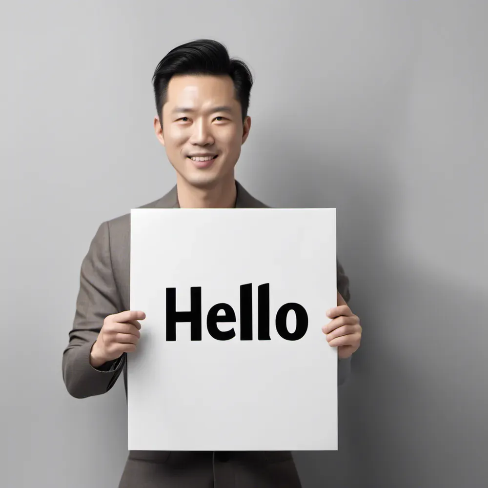 Professional People Holding Posters Stable Diffusion Prompt | PromptBase