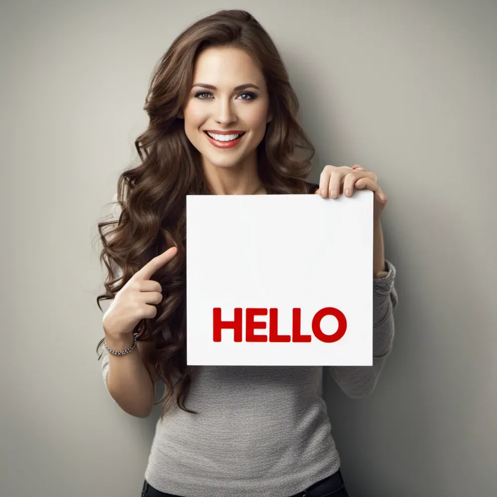 Professional People Holding Posters Stable Diffusion Prompt | PromptBase