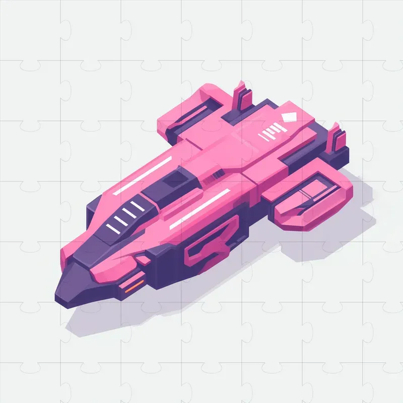 Isometric Spaceship Vectors Midjourney Prompt | PromptBase