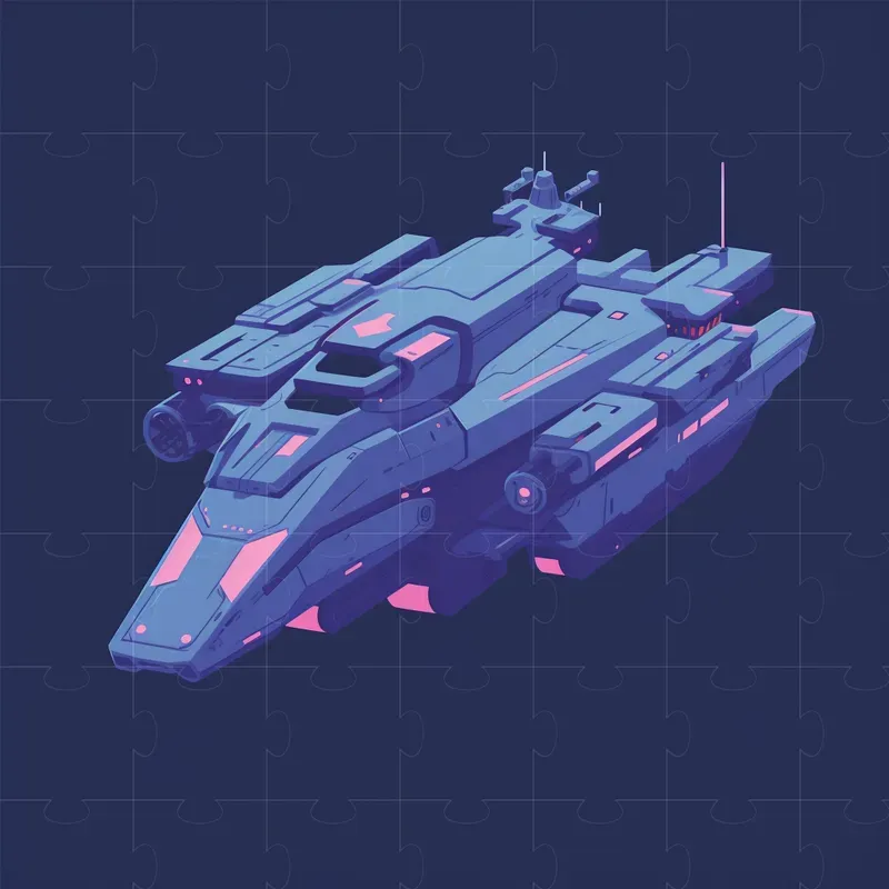 Isometric Spaceship Vectors Midjourney Prompt | PromptBase