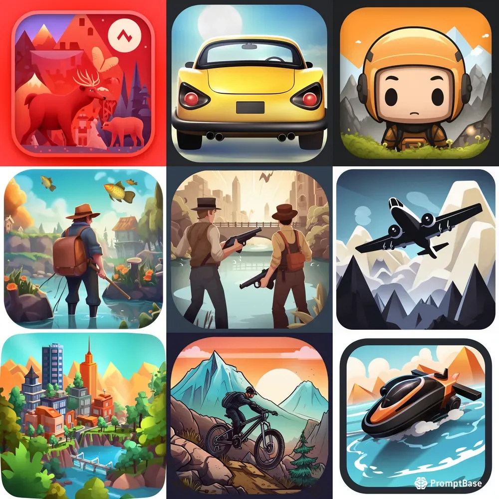 App Store Icons Midjourney Prompt | PromptBase