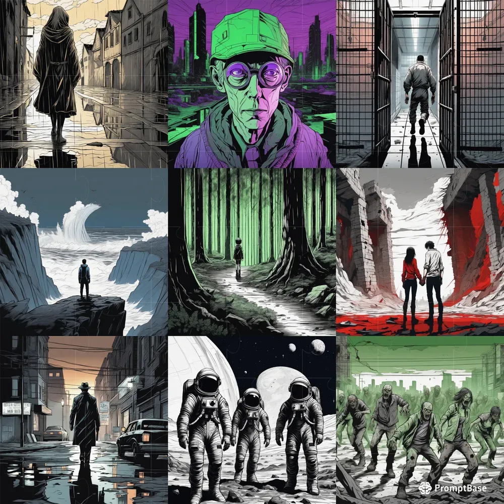 Dramatic Ink Charcoal Drawings Stable Diffusion Prompt | PromptBase