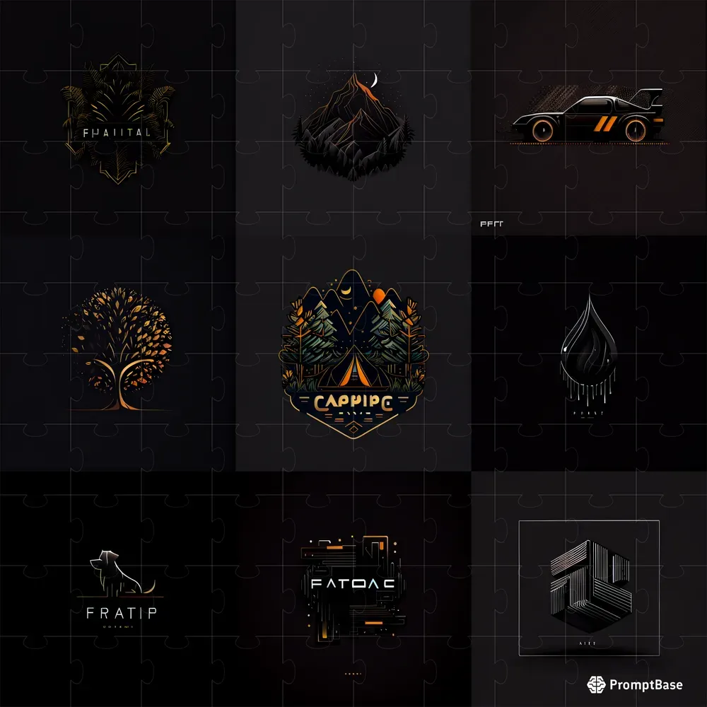 2D Flat Logos Midjourney Prompt | PromptBase