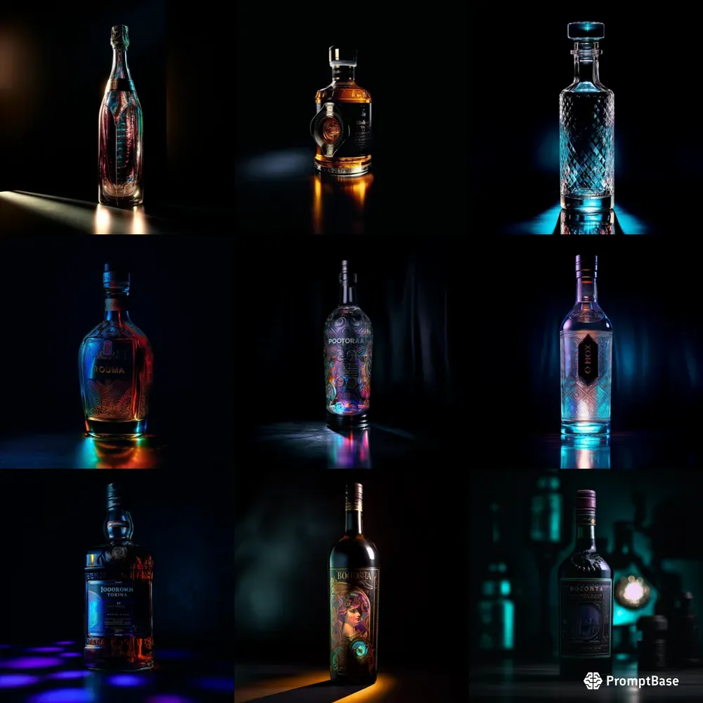 Professional Bottle Designs Midjourney Prompt | PromptBase