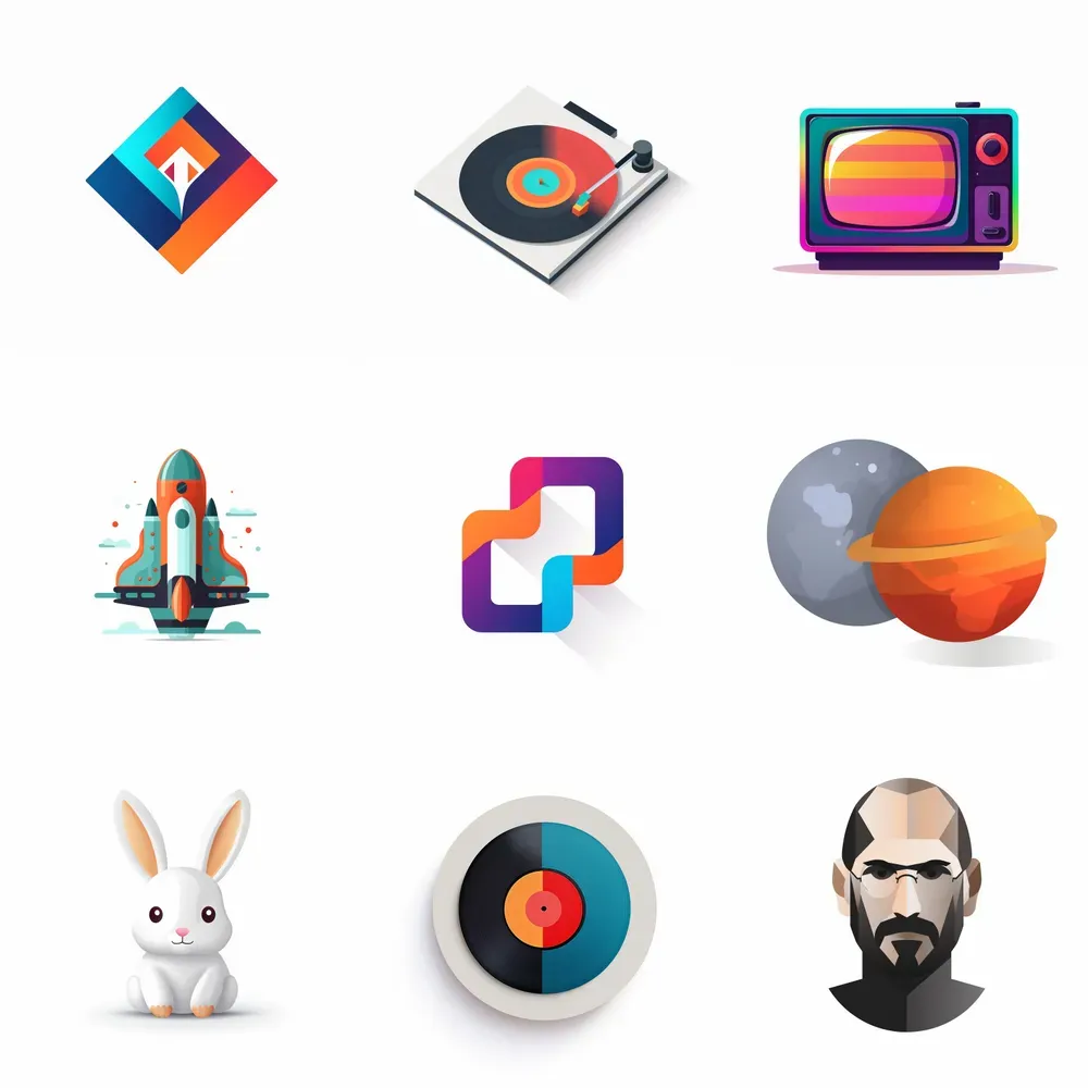 Logo Svg Graphic Designs Midjourney Prompt | PromptBase
