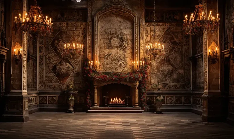 Backdrops For Photography Inside Castles Midjourney Prompt | PromptBase