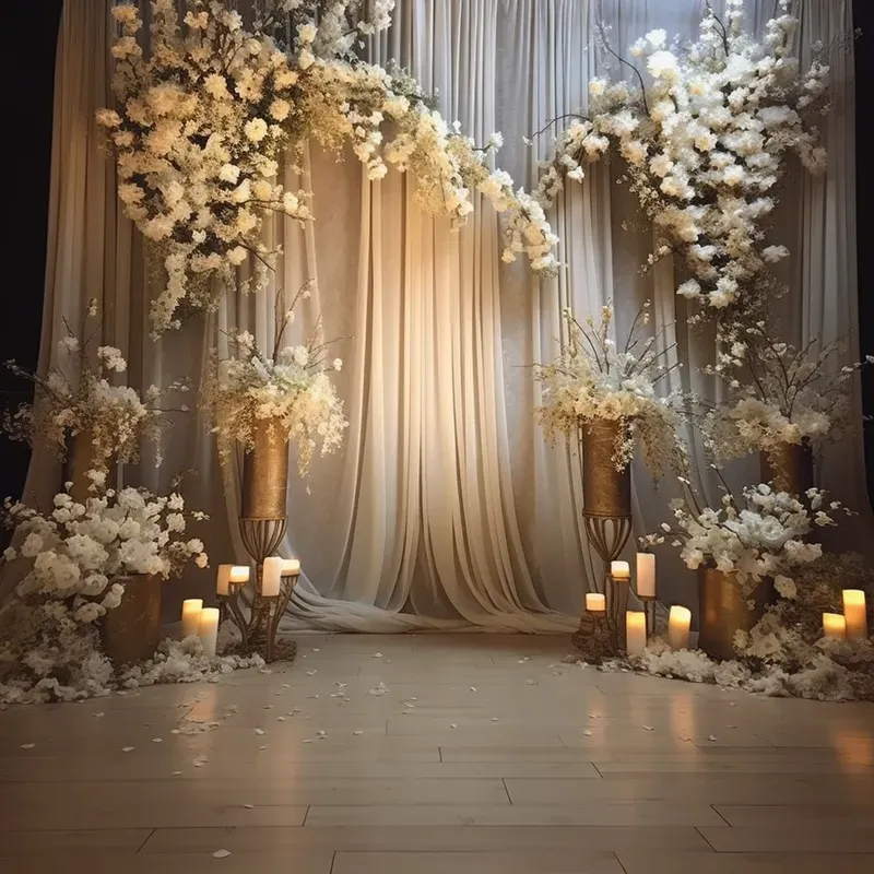 Wedding Photography Backdrops Romantic Midjourney Prompt | PromptBase