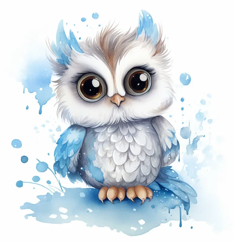 Cute Animal Watercolor Clip Art Midjourney Prompt | PromptBase