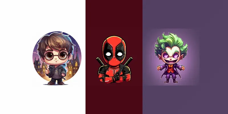 Famous Chibi Characters Midjourney Prompt | PromptBase