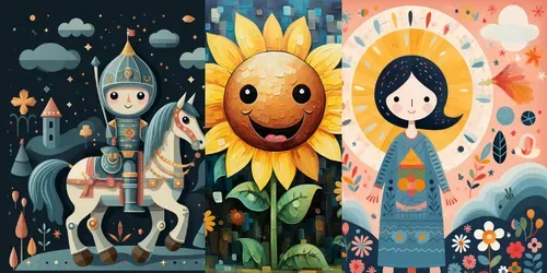 Naive Style Art Depictions Of Any Scenes Midjourney Prompt | PromptBase