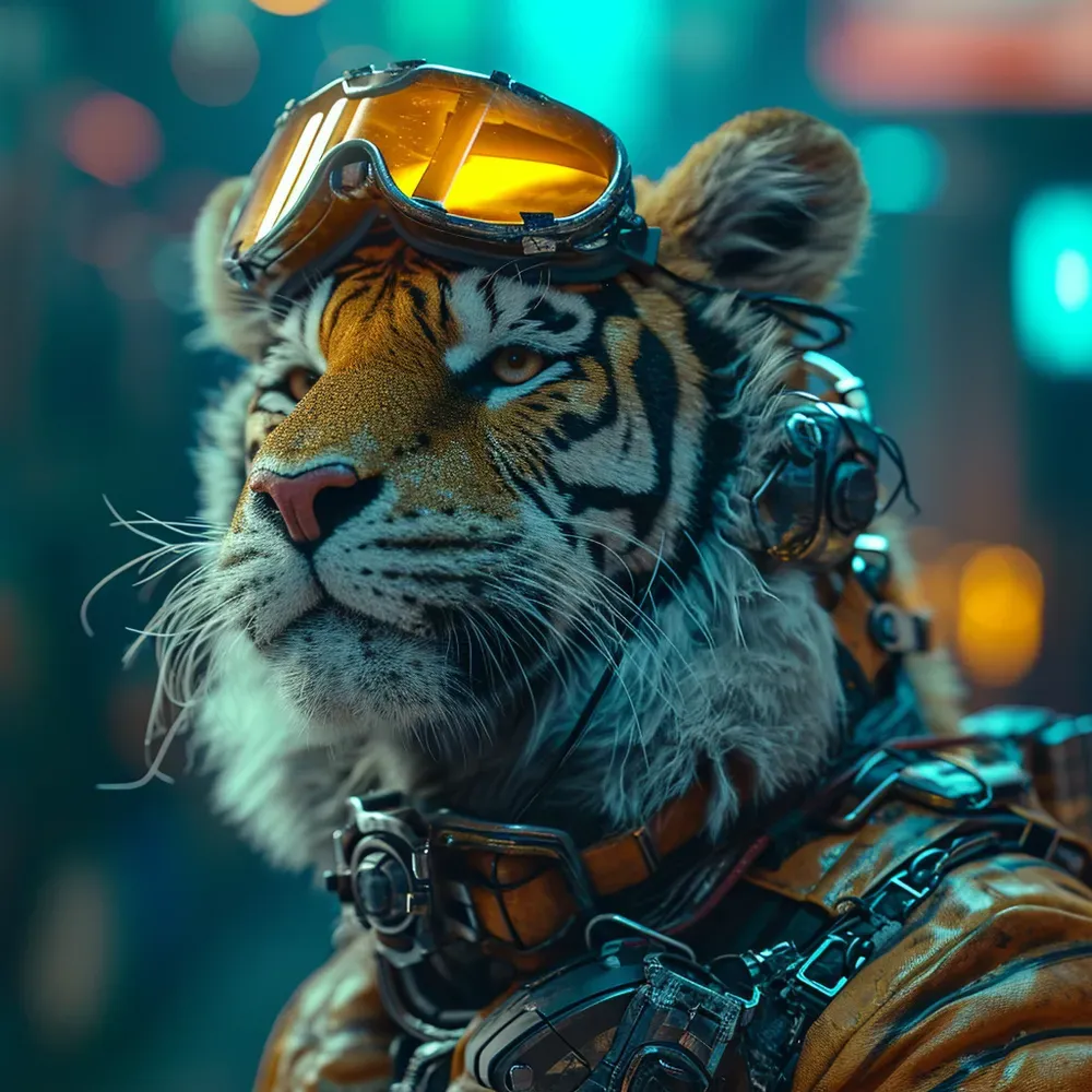 8k Cyberpunk Animals Midjourney Prompt | PromptBase