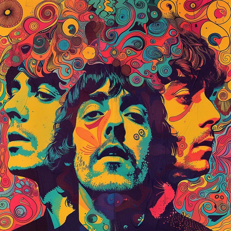 Psychedelic Album Covers Midjourney Prompt | PromptBase