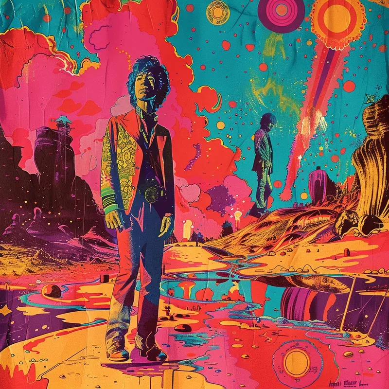 Psychedelic Album Covers Midjourney Prompt | PromptBase