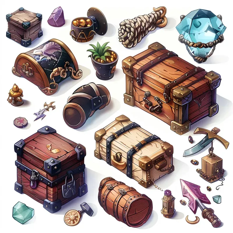 Game Asset Sheets Midjourney Prompt | PromptBase