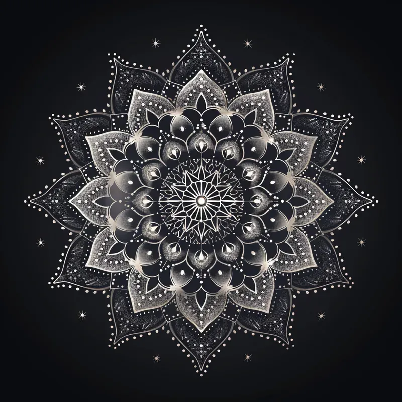 Exquisite Line Dot Art Midjourney Prompt | PromptBase