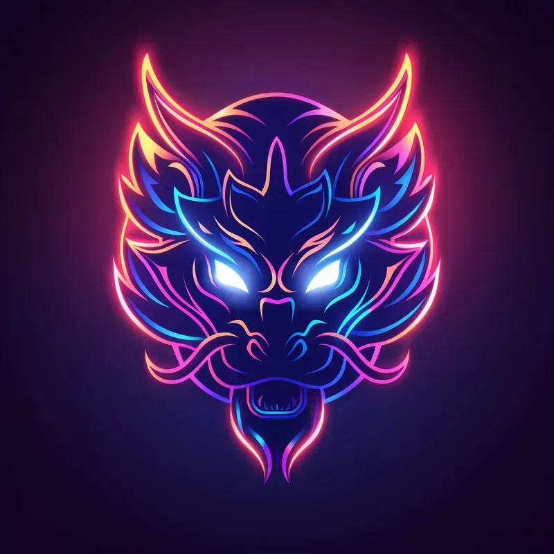 The Neon Esports Logos Midjourney Prompt | PromptBase