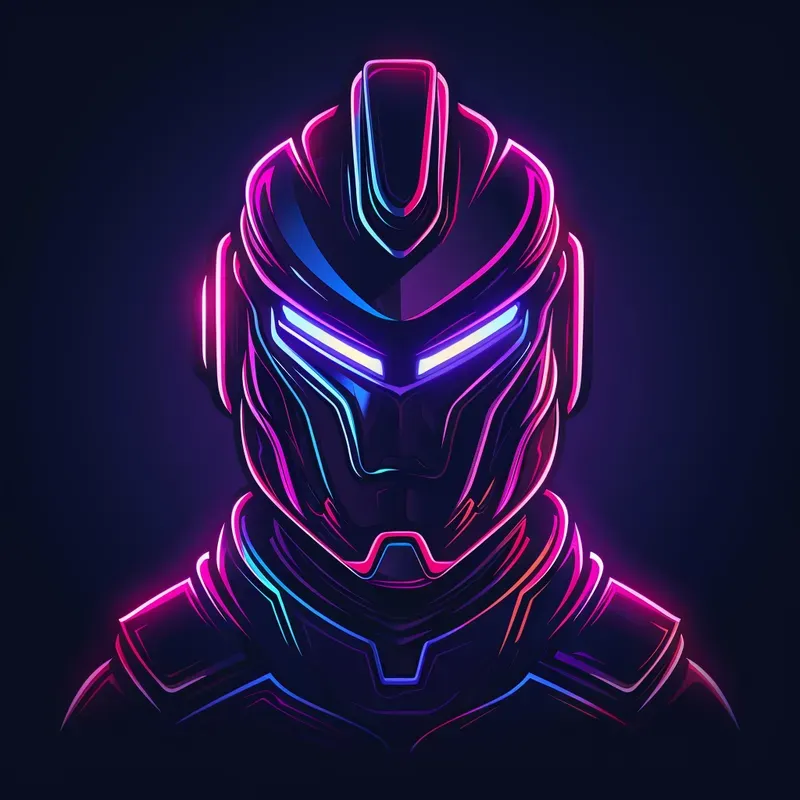 The Neon Esports Logos Midjourney Prompt | PromptBase