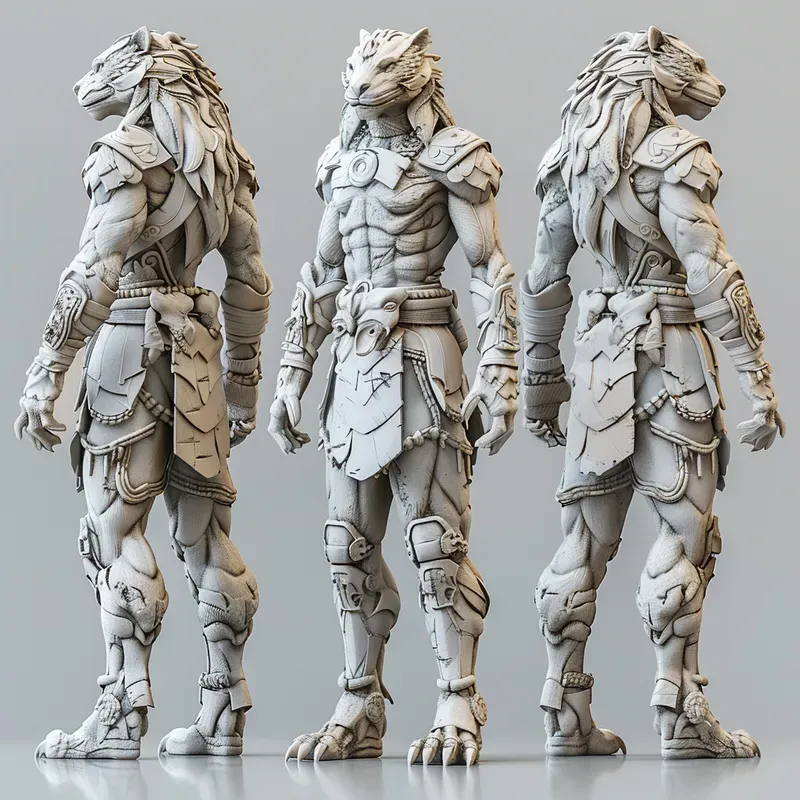 Exquisite 3D Character Sheet Midjourney Prompt | PromptBase