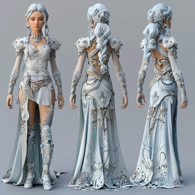 Exquisite 3D Character Sheet Midjourney Prompt | PromptBase