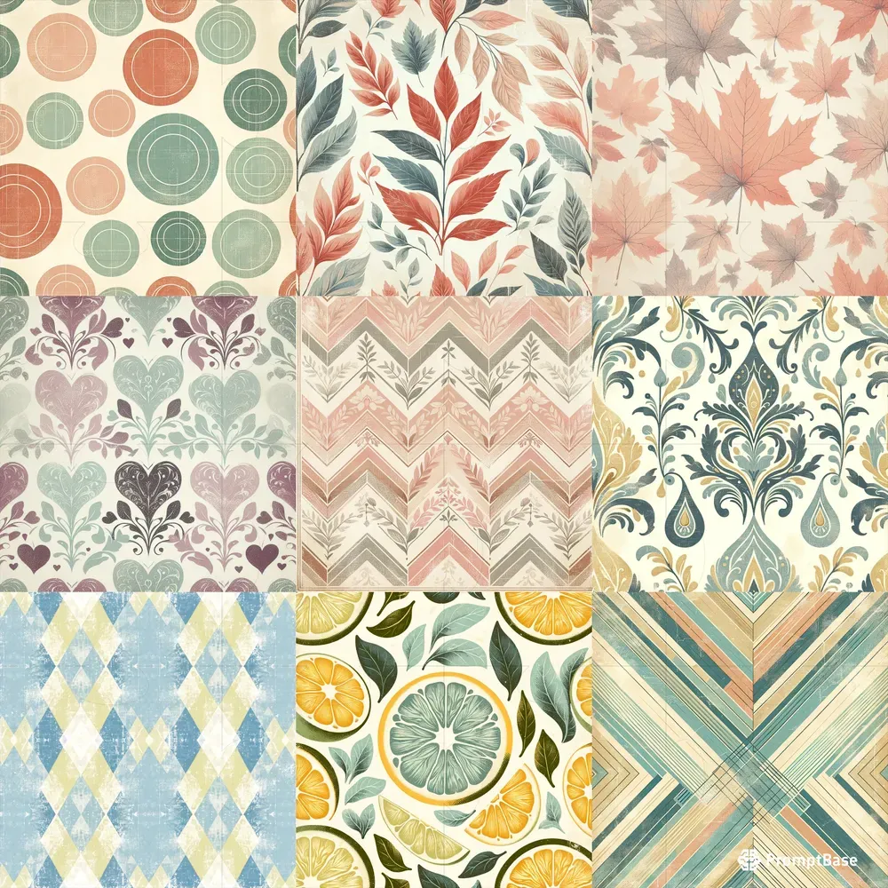 Nostalgic Elegant Vintage Patterns DALL·E Prompt | PromptBase