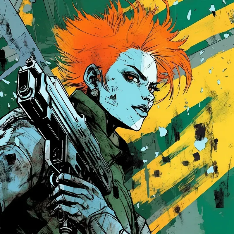 Expressive Comic Illustrations Midjourney Prompt | PromptBase