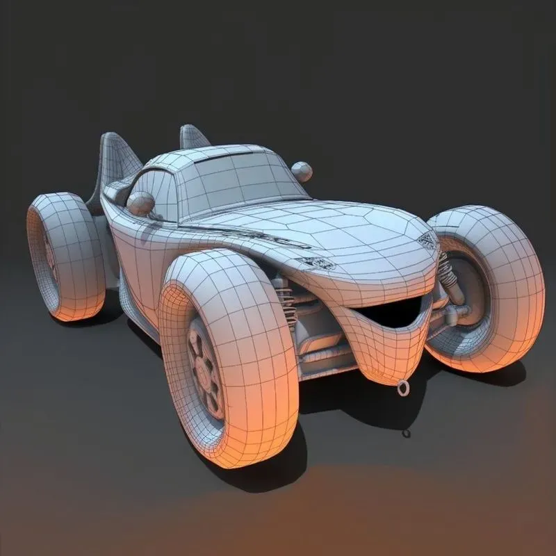 Small Cars 3D Model References Midjourney Prompt | PromptBase