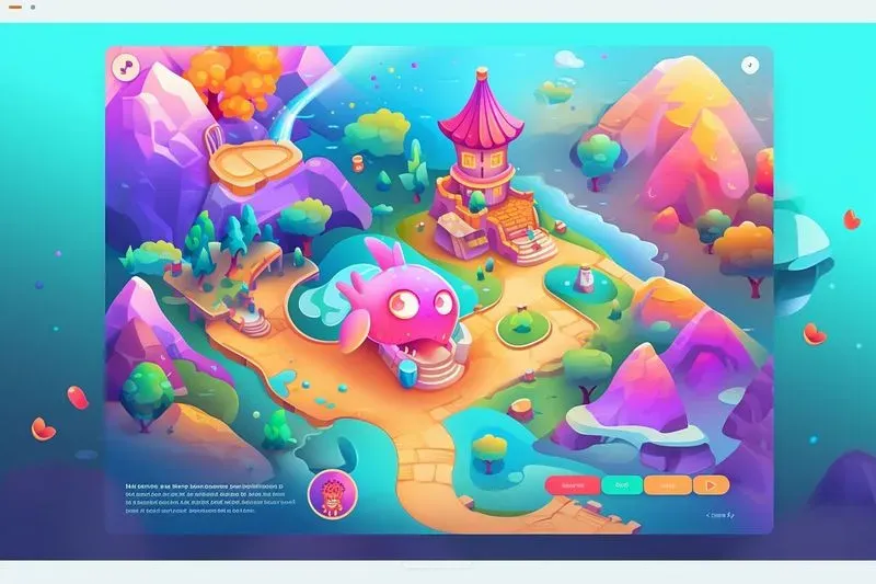 Game Developer Website Main Pages Midjourney Prompt Promptbase