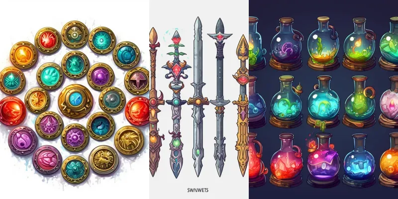 Easy Sprites For Your 2D Video Games Midjourney Prompt | PromptBase