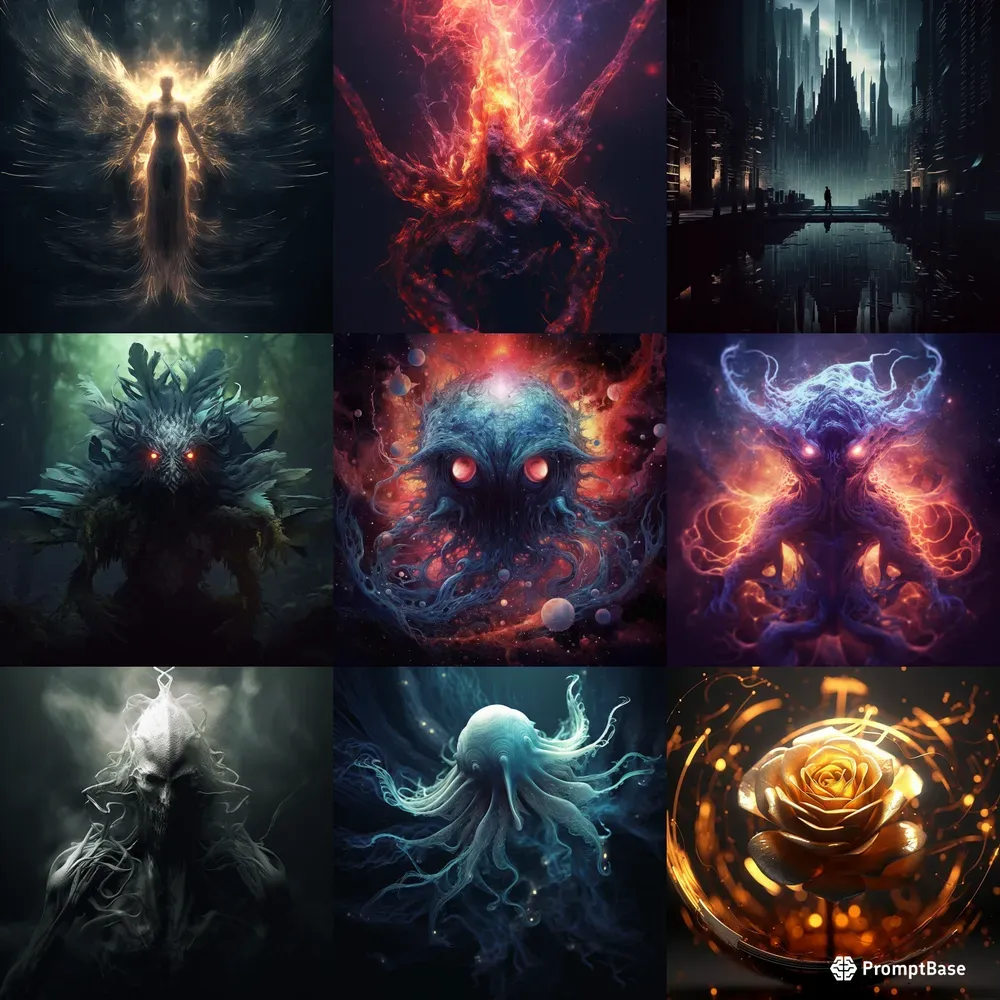 Esoteric Elemental Art Midjourney Prompt | PromptBase