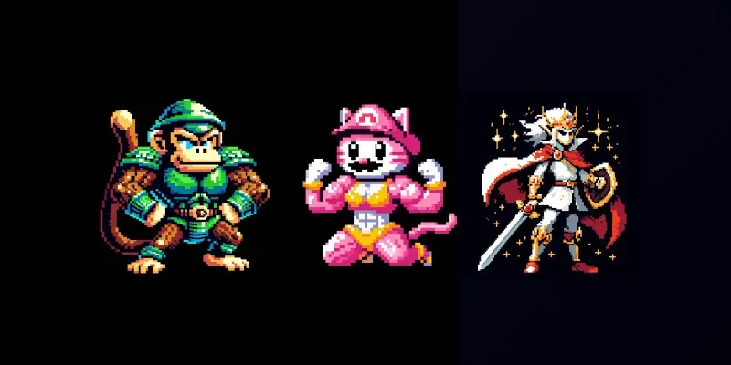 16 Bit Character Modern Pixelart DALL·E Prompt | PromptBase