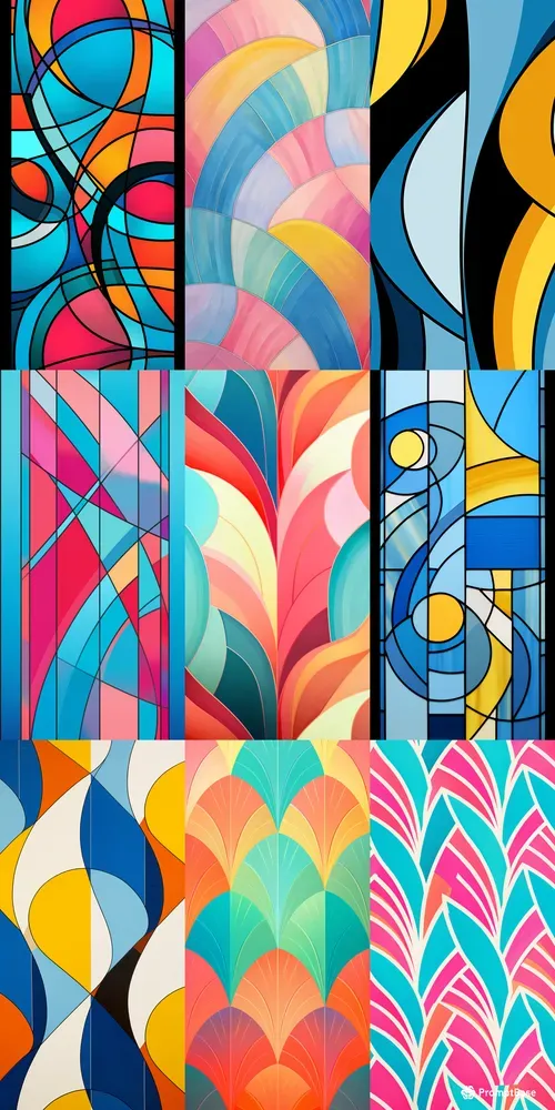 Colorful Curves Pattern Movements Midjourney Prompt | PromptBase