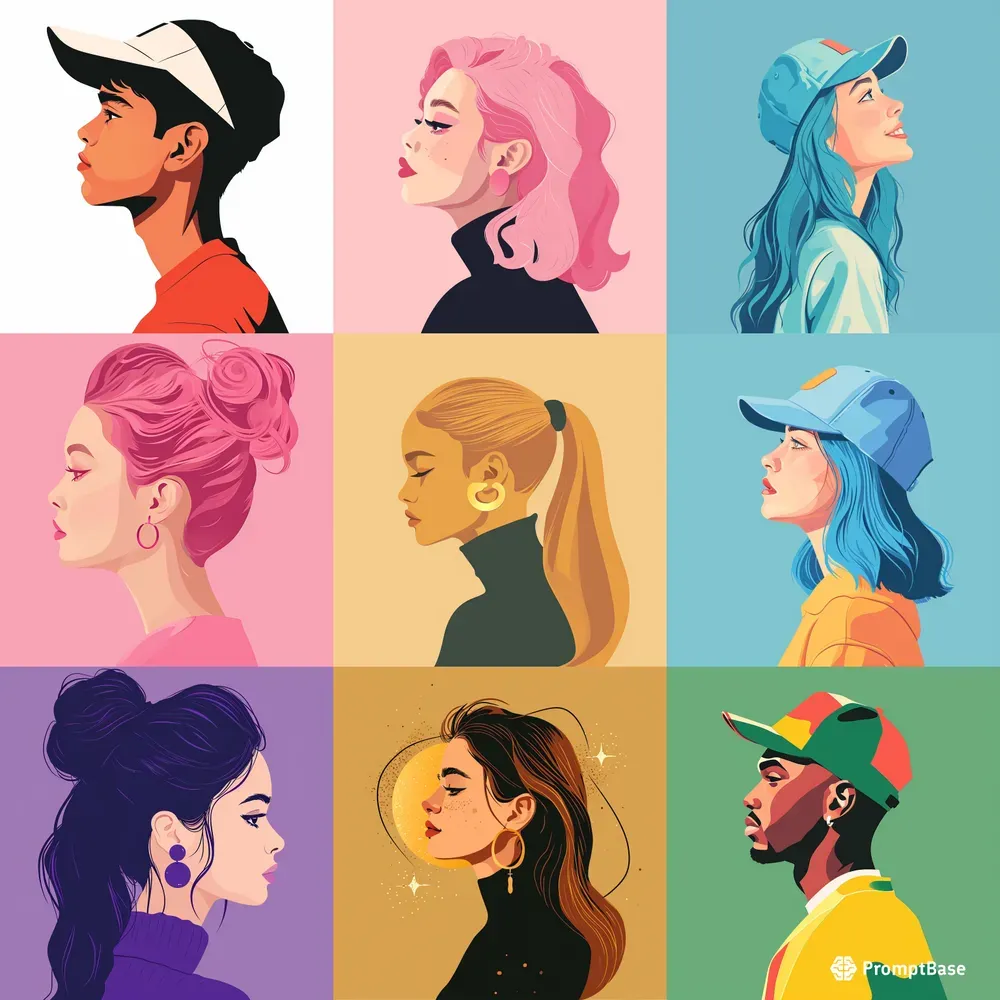 Flat Cartoon Illustrations Midjourney Prompt | PromptBase