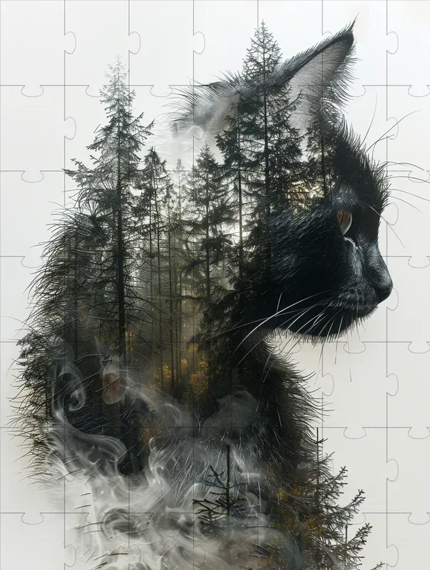 Paper Cutout Double Exposures Midjourney Prompt | PromptBase