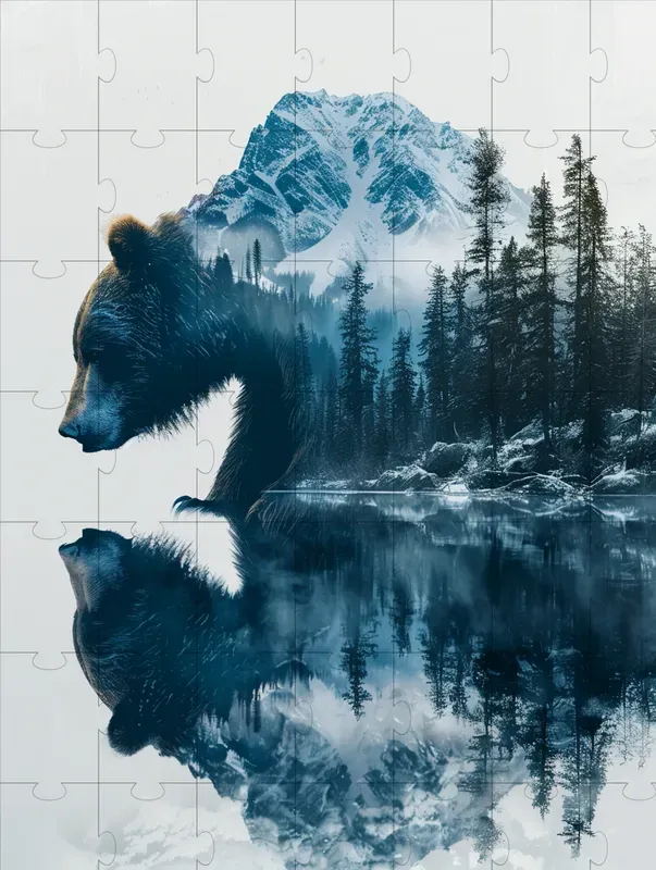 Paper Cutout Double Exposures Midjourney Prompt | PromptBase