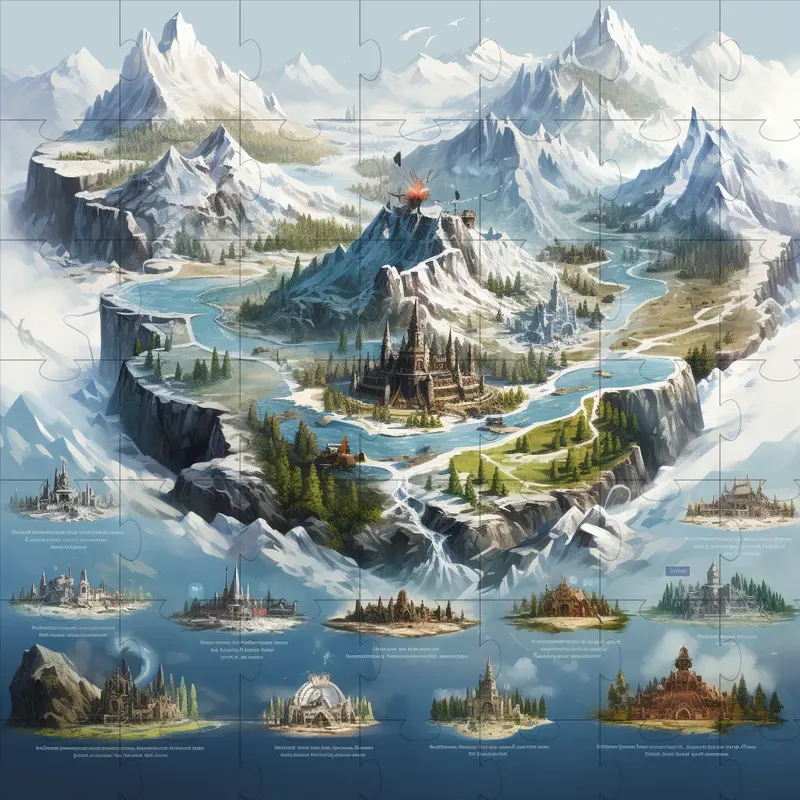 RPG Maps Locations Midjourney Prompt | PromptBase