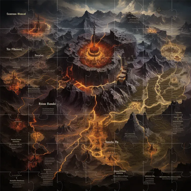 RPG Maps Locations Midjourney Prompt | PromptBase