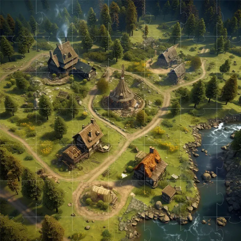 RPG Maps Locations Midjourney Prompt | PromptBase