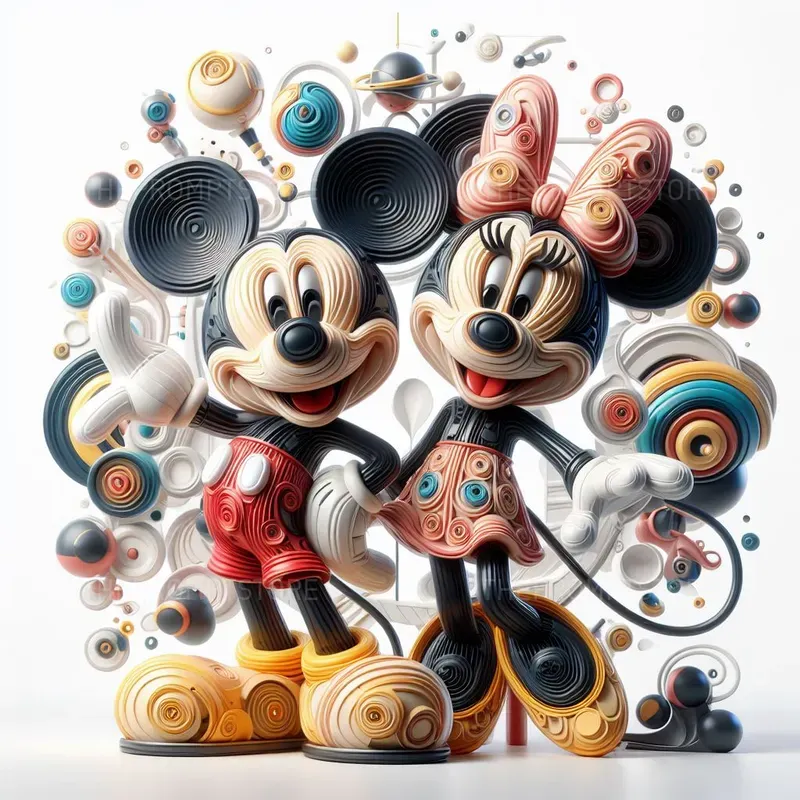Modern Disney 3D Stylized Characters DALL·E Prompt | PromptBase