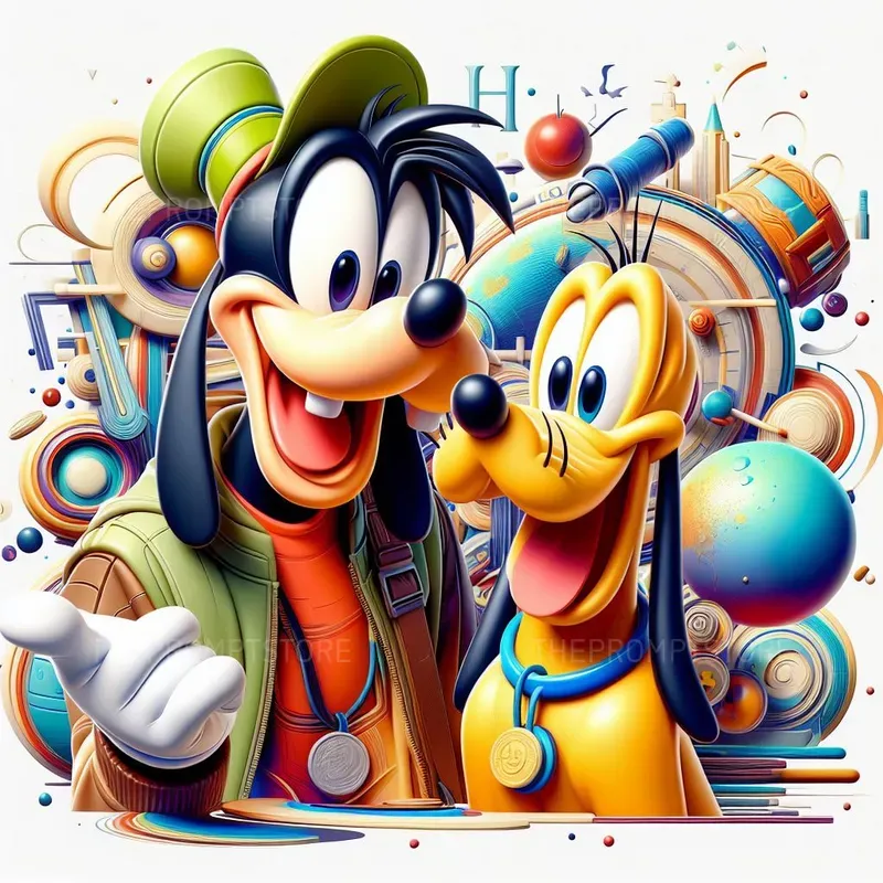 Modern Disney 3D Stylized Characters DALL·E Prompt | PromptBase