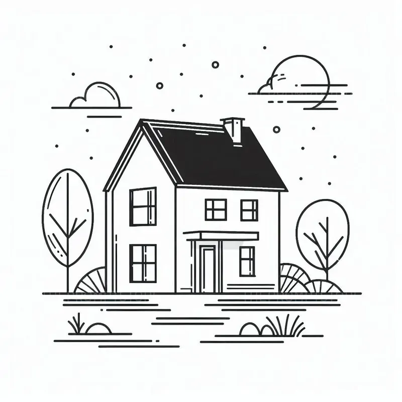 Simple Line Drawings DALL·E Prompt | PromptBase