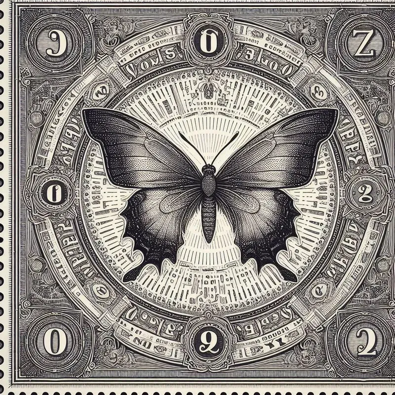 Line Art Illustrations Of Postage Stamps DALL·E Prompt | PromptBase