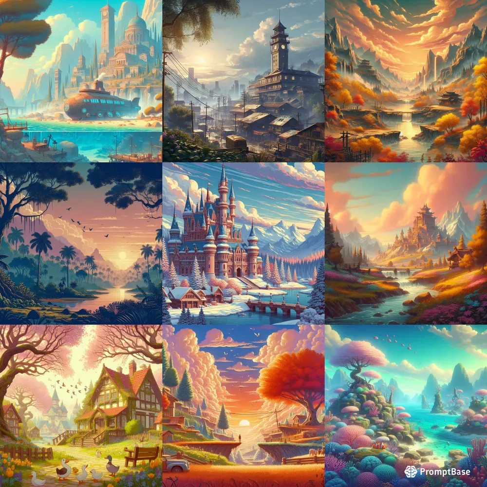 Fantasy Worlds Packs DALL·E Prompt | PromptBase