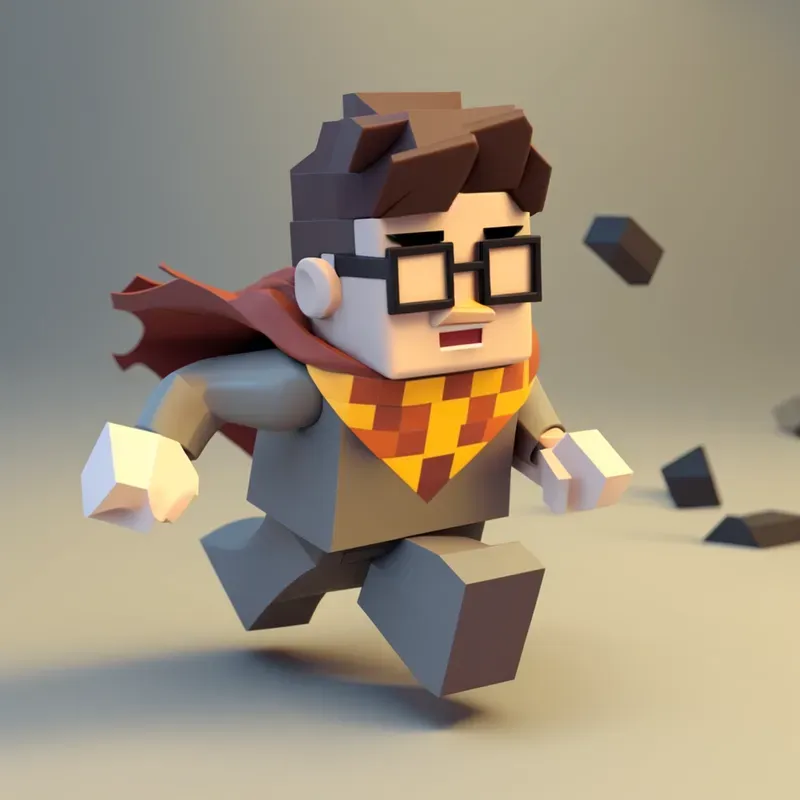 3D Pixel Characters Midjourney Prompt | PromptBase