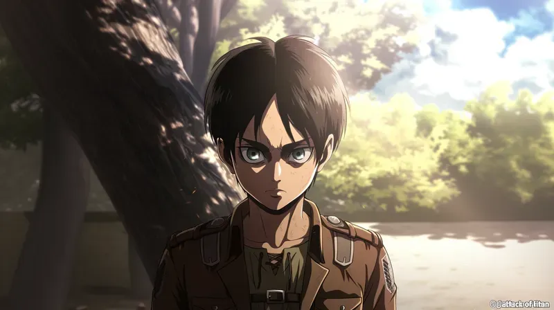 Attacks Of Titan Anime Characters Midjourney Prompt | PromptBase