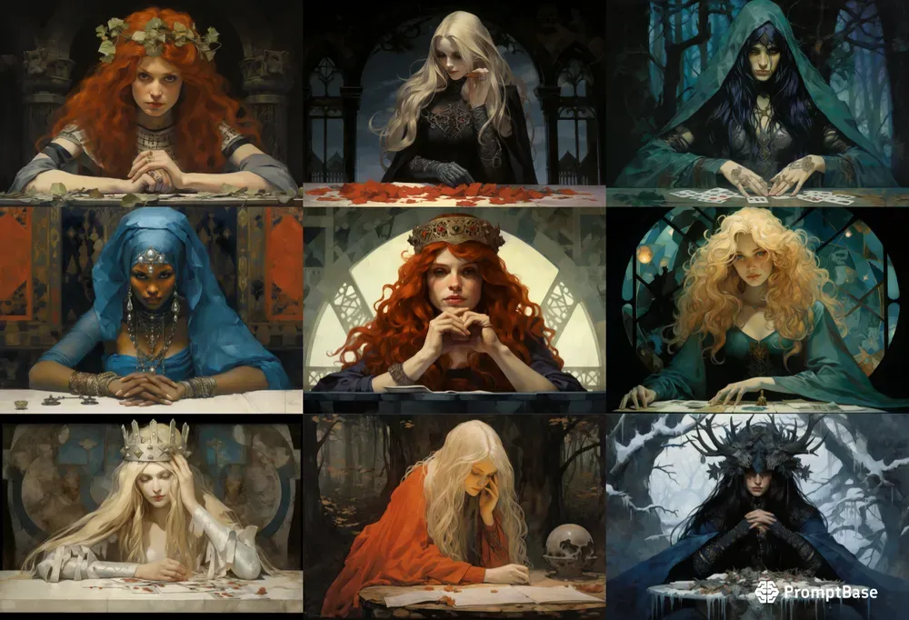 RPG Witches And Vidents Midjourney Prompt | PromptBase