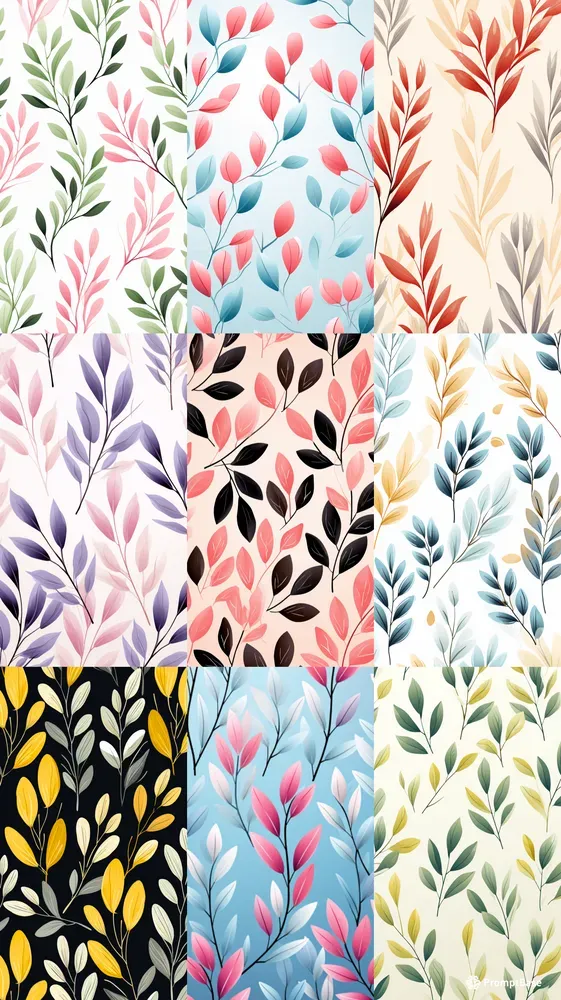 Whimsical Leaves Patterns Midjourney Prompt | PromptBase