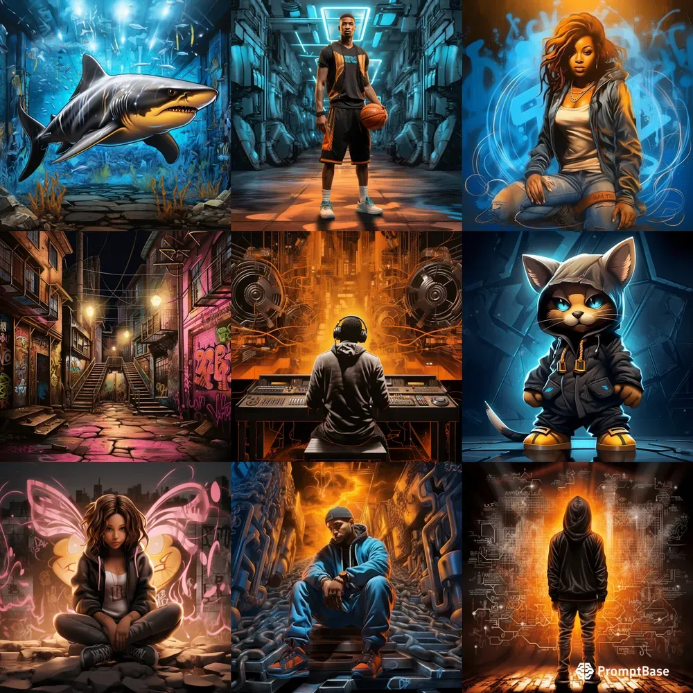 Graffiti Comics Midjourney Prompt | PromptBase