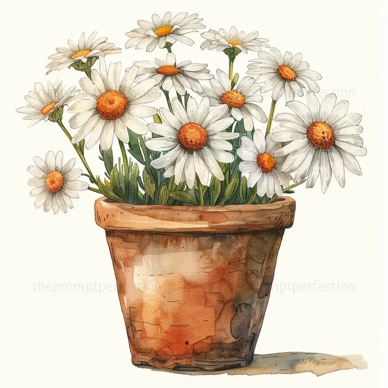Spring Flower Pots Midjourney Prompt | PromptBase