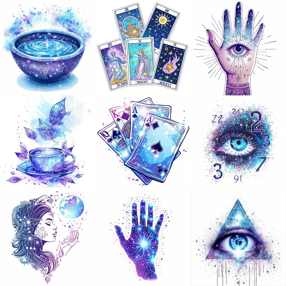 Symbols Of Fortune Tellings Midjourney Prompt | PromptBase